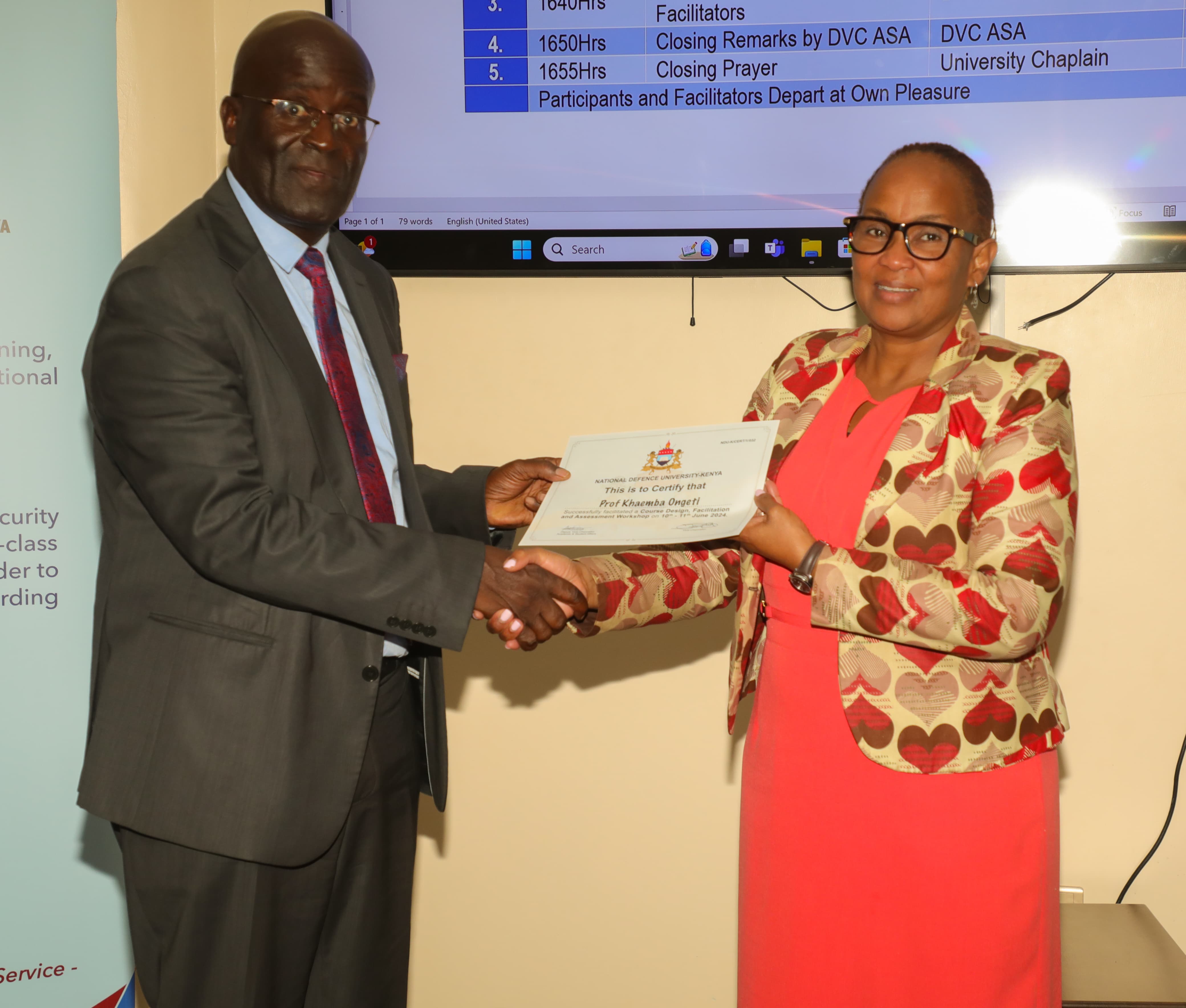 PEDAGOGY AND PUBLISHING WORKSHOPS FOR NDU-K STAFF ENTER THIRD DAY | National Defence University ...